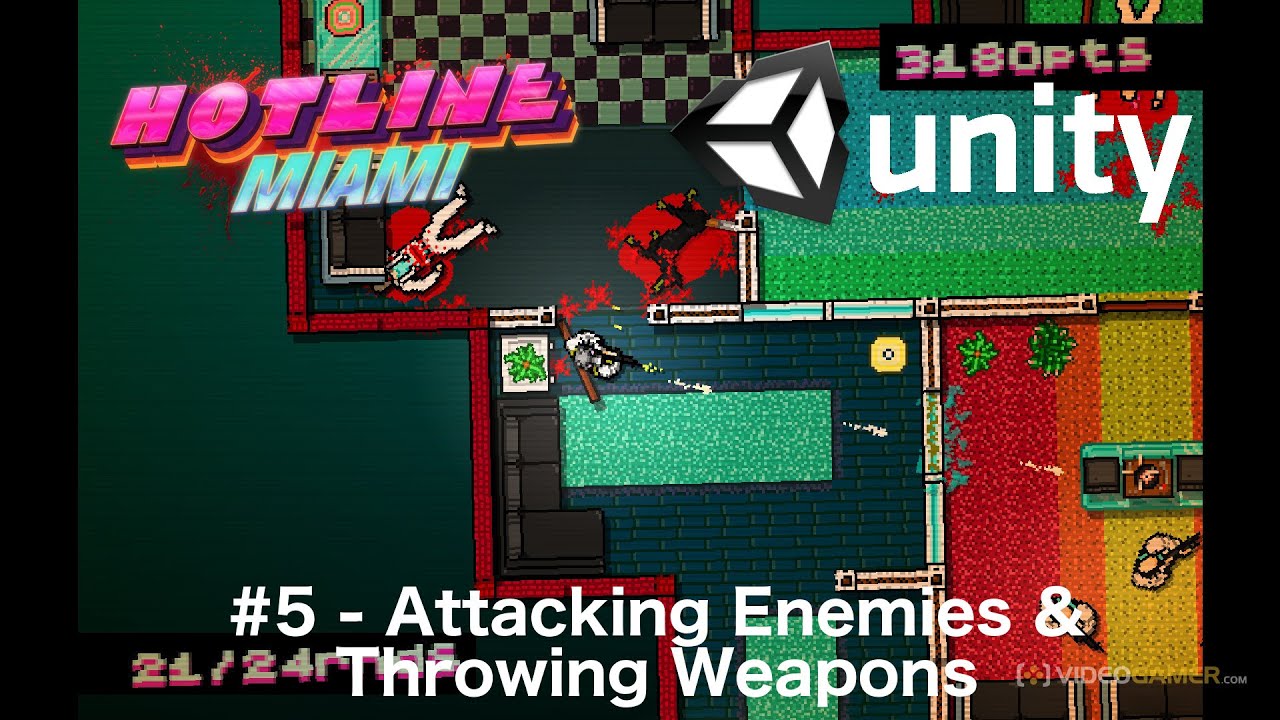 #5 - Hotline Miami Clone in Unity - Attacking Enemies and Throwing ...