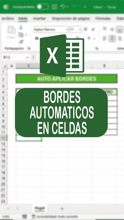 COMO PONER BORDES AUTOMATICOS EN EXCEL #Excel #Exceltips #Exceltutorial #Shorts #Youtubeshorts ...