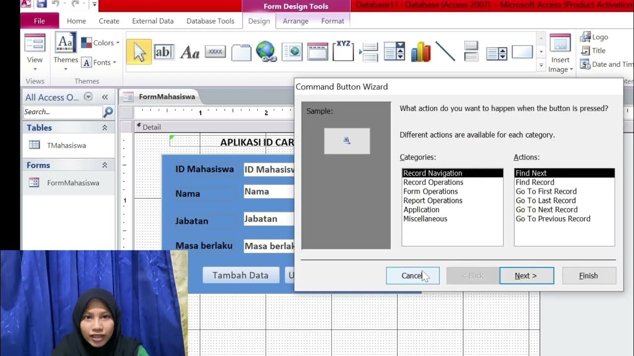 Panduan Membuat Aplikasi ID Card dengan Microsoft Access - YouTube