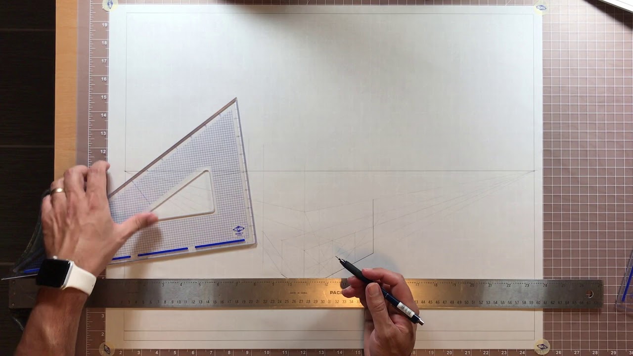 2-Point Perspective Bookshelves - YouTube