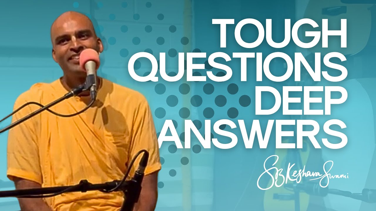 Tough Questions, Deep Answers | S.B. Keshava Swami at Studio 108, July 2024 - YouTube