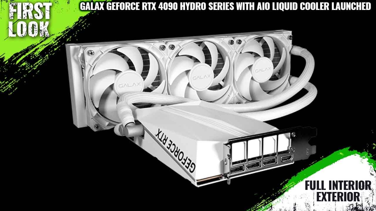 GALAX GeForce RTX 4090 Hydro Series With AIO Liquid Cooling Launched ...