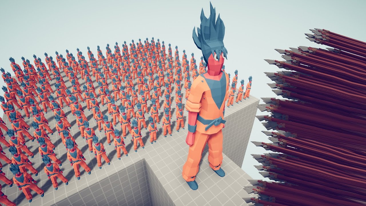 100x GOKU + GIANT vs EVERY GOD | Totally Accurate Battle Simulator TABS ...