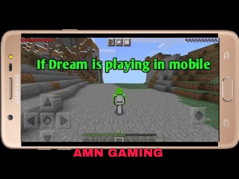 If dream playing minecraft in mobile / Minecraft - YouTube