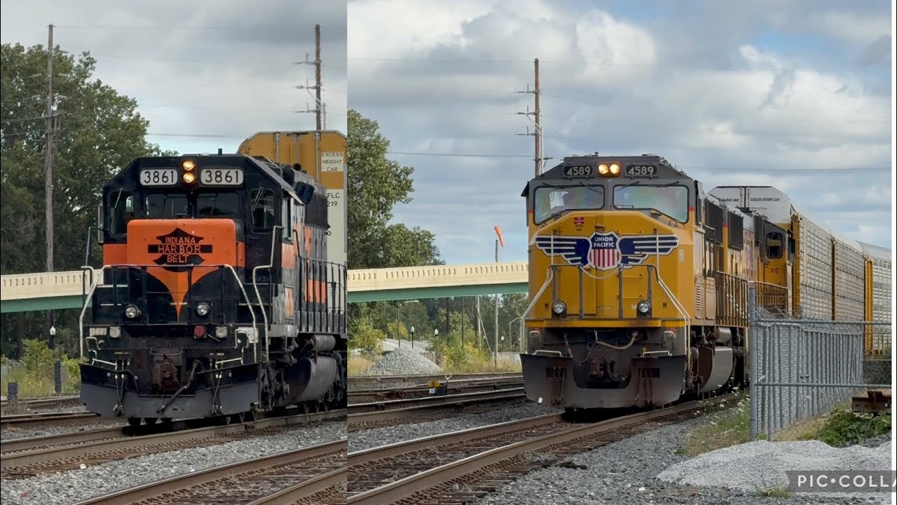 Awesome Trains! Railfanning Hammond Indiana Part 1 (Indiana Harbor Belt ...