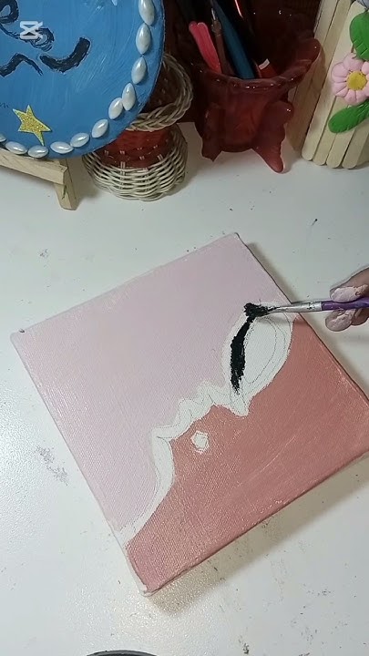 DIY painting tutorial #ideas #craftideas #paintingtutorial #shortsvideo ...
