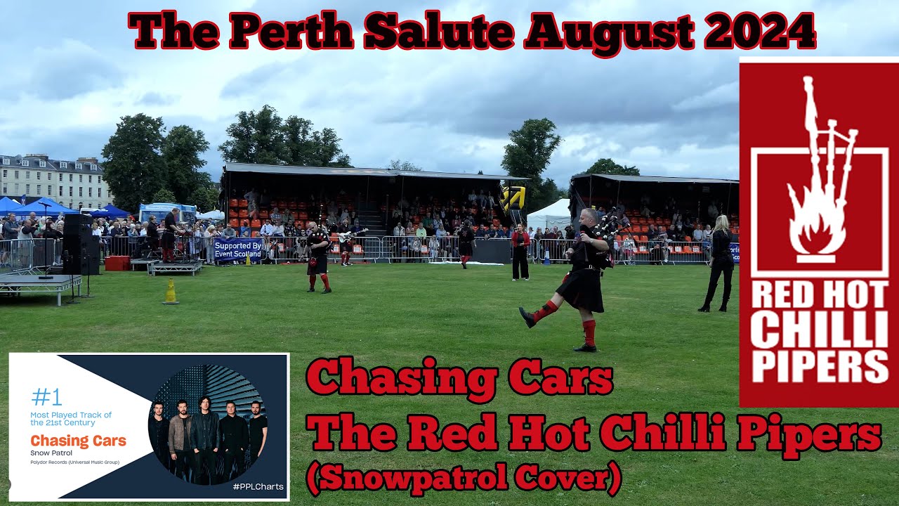 Chasing Cars - The Red Hot Chilli Pipers (SnowPatrol cover) - YouTube