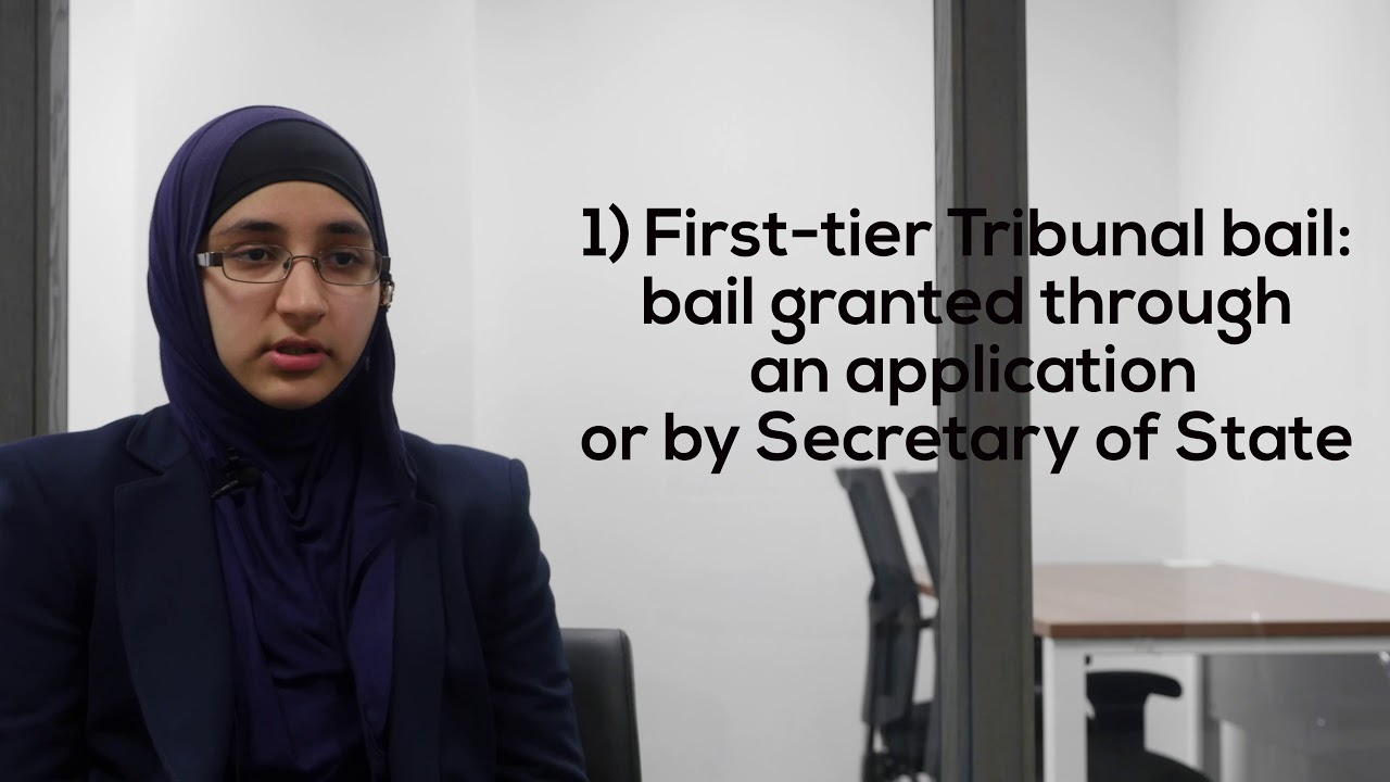 Immigration bail application - YouTube