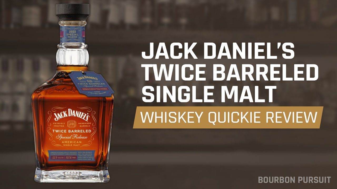 Jack Daniel’s Twice Barreled American Single Malt Review | Whiskey Quickie - YouTube
