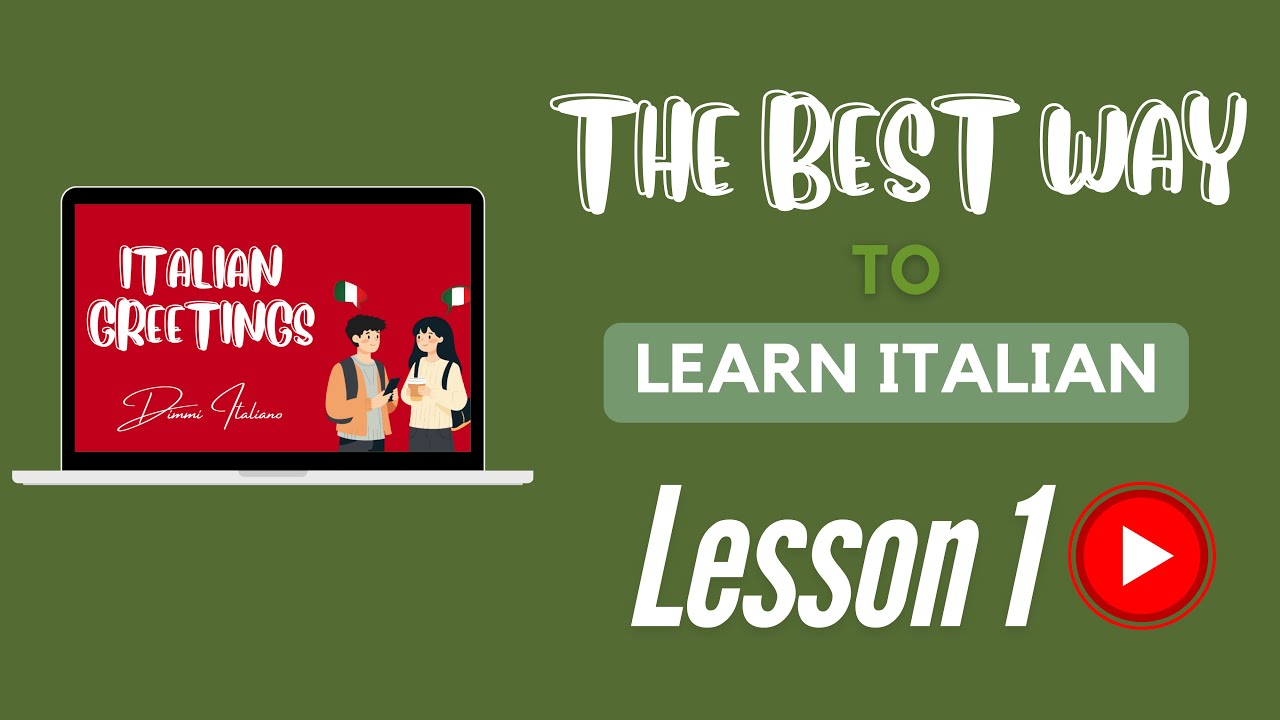 Italian Greetings: Essential Lesson 1 - YouTube