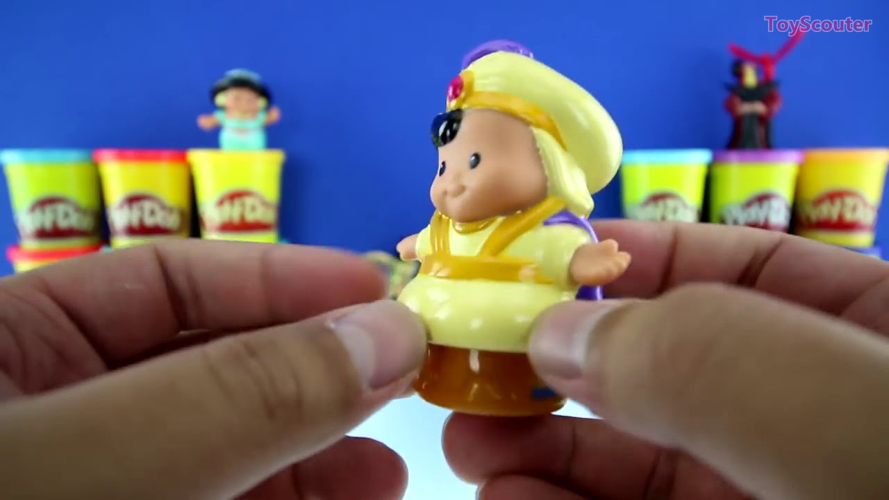 GIANT ALADDIN Surprise Egg Play Doh - Disney Movie Toys Minecraft ...