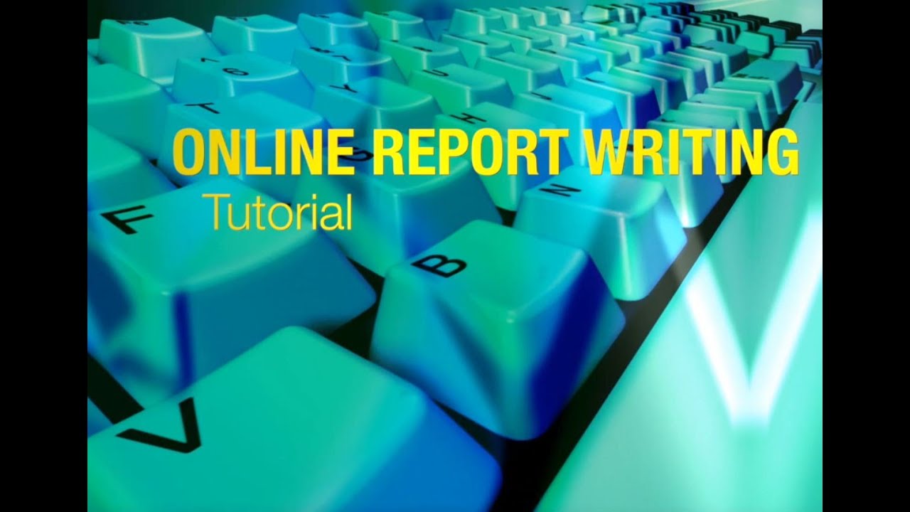 Online Reporting Tutorial - YouTube