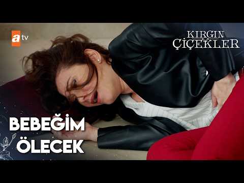Selin, Banu'yu merdivenlerden itiyor - Kırgın Çiçekler 41. Bölüm