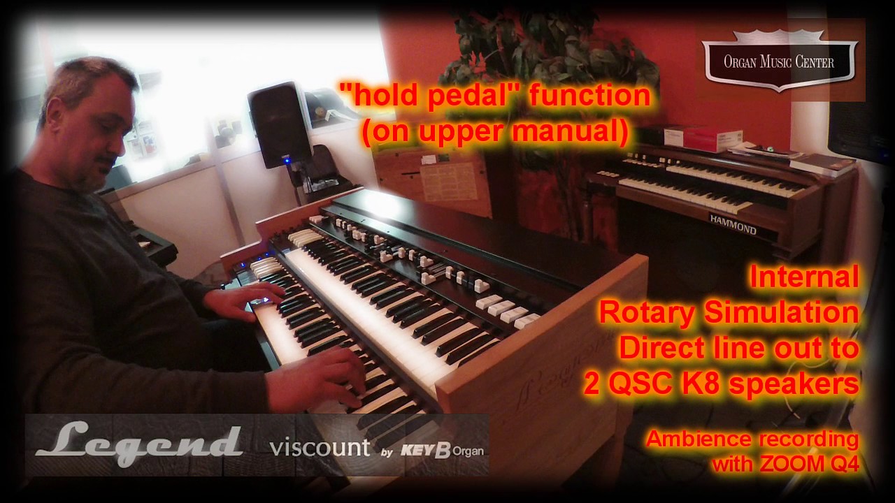 Viscount KeyB Organ Legend - first test (4 of 5) - YouTube