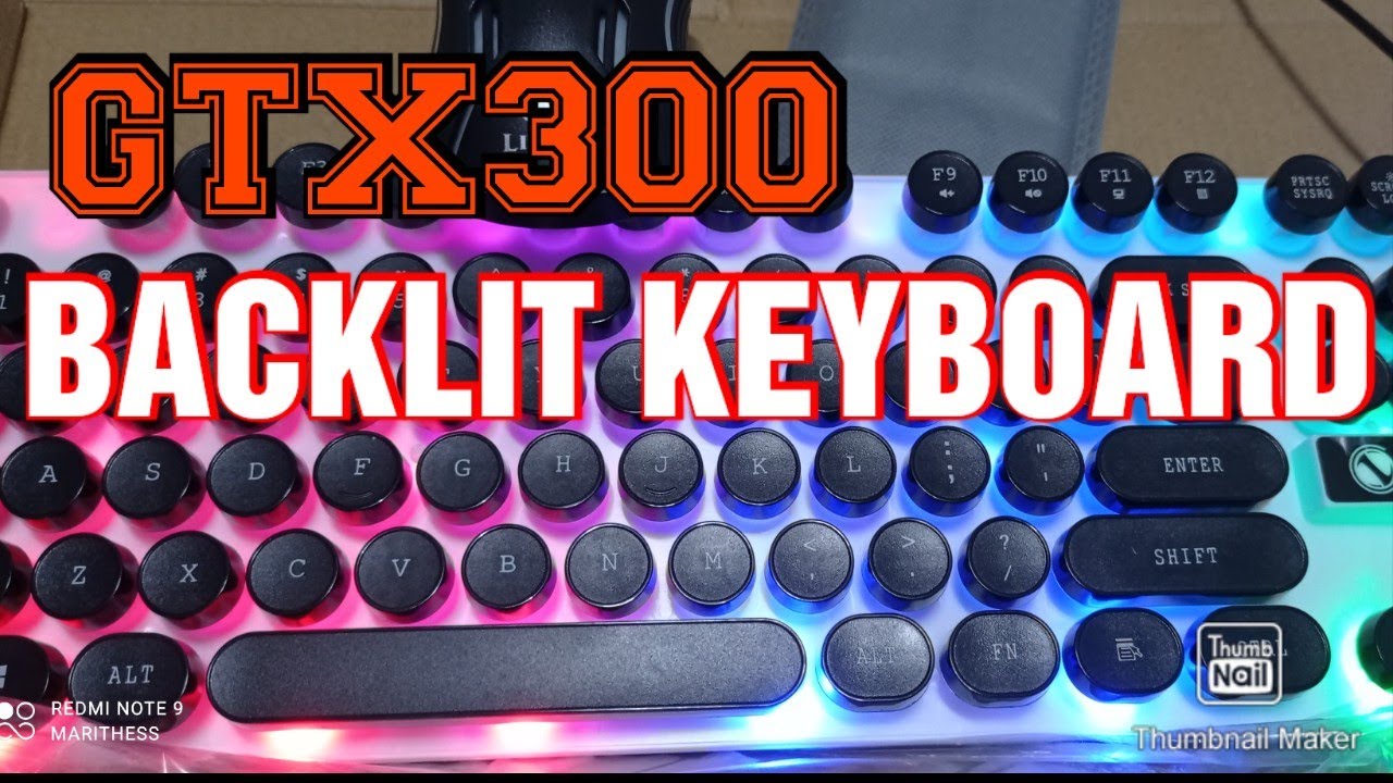 UNBOXING GTX300 PUNK LED LIGHT GAMING KEYBOARD #gaming #keyboard - YouTube