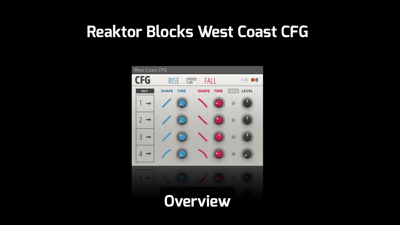 Native Instruments Reaktor Blocks CFG Overview: Part 1 - YouTube