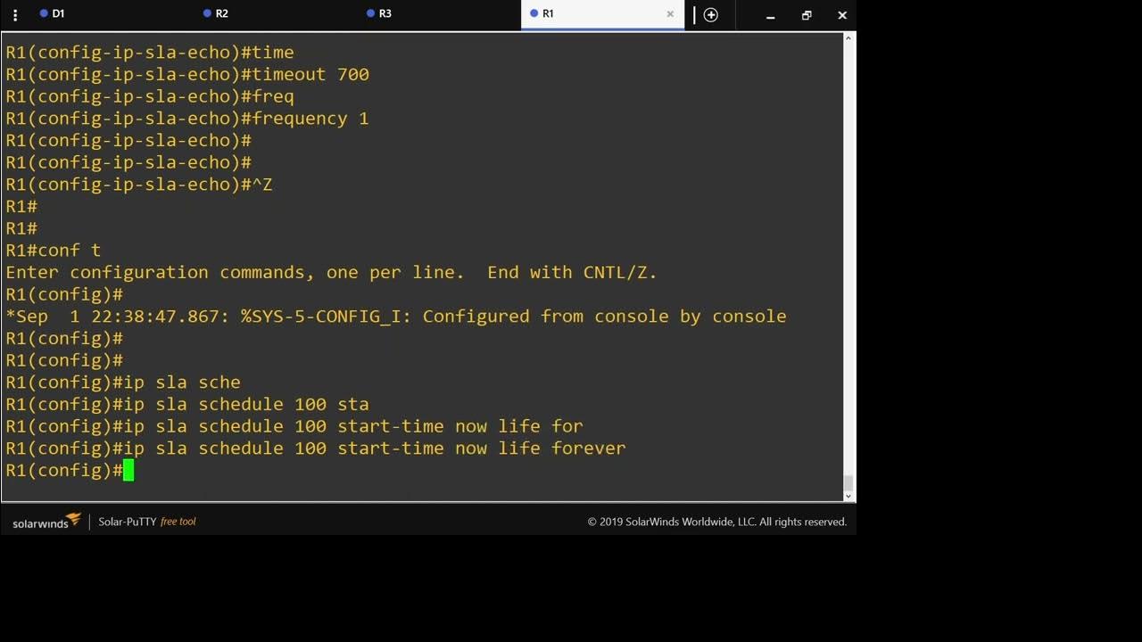Routing10: LAB IPSLA AND EEM APPLETS - YouTube