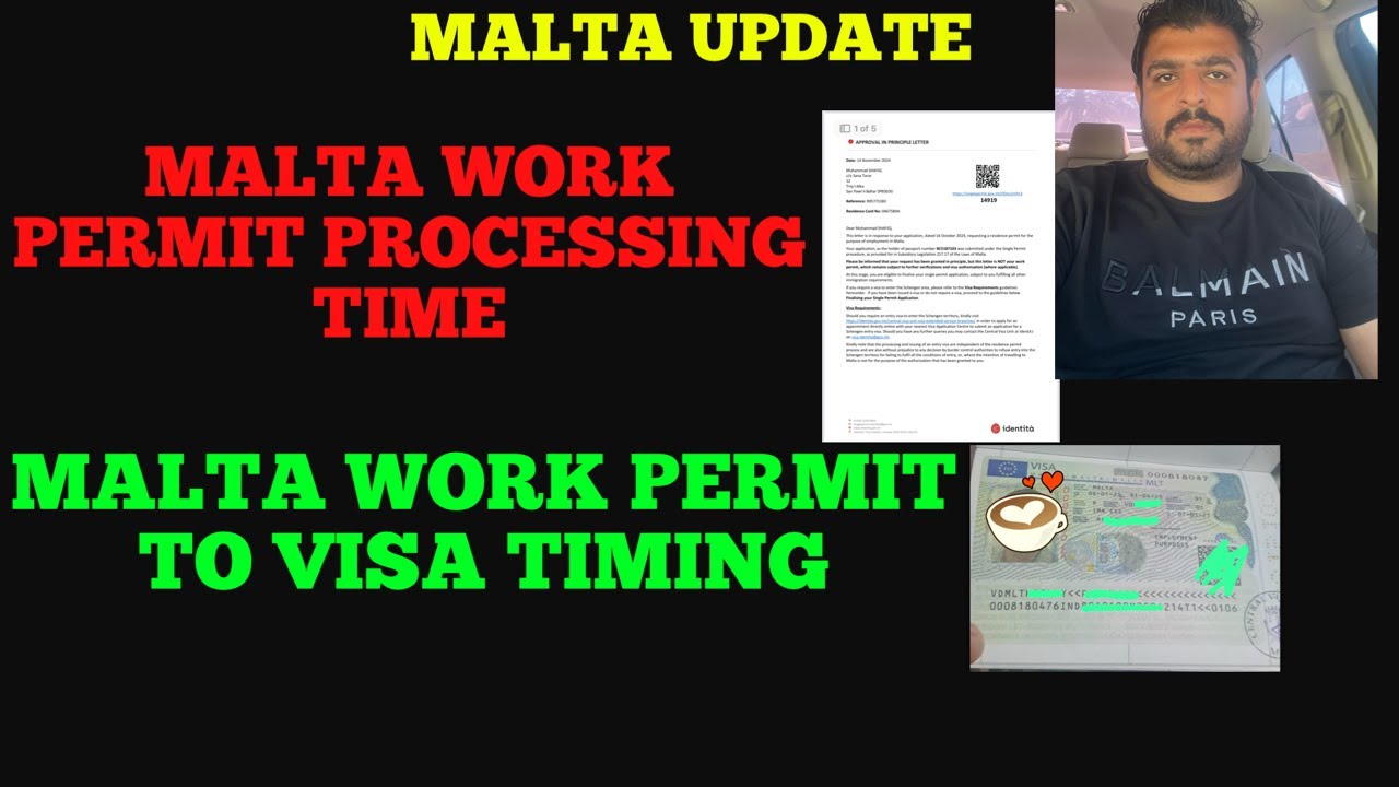 Malta Work Permit Processing Tim | Malta Work permit To Visa | Full ...