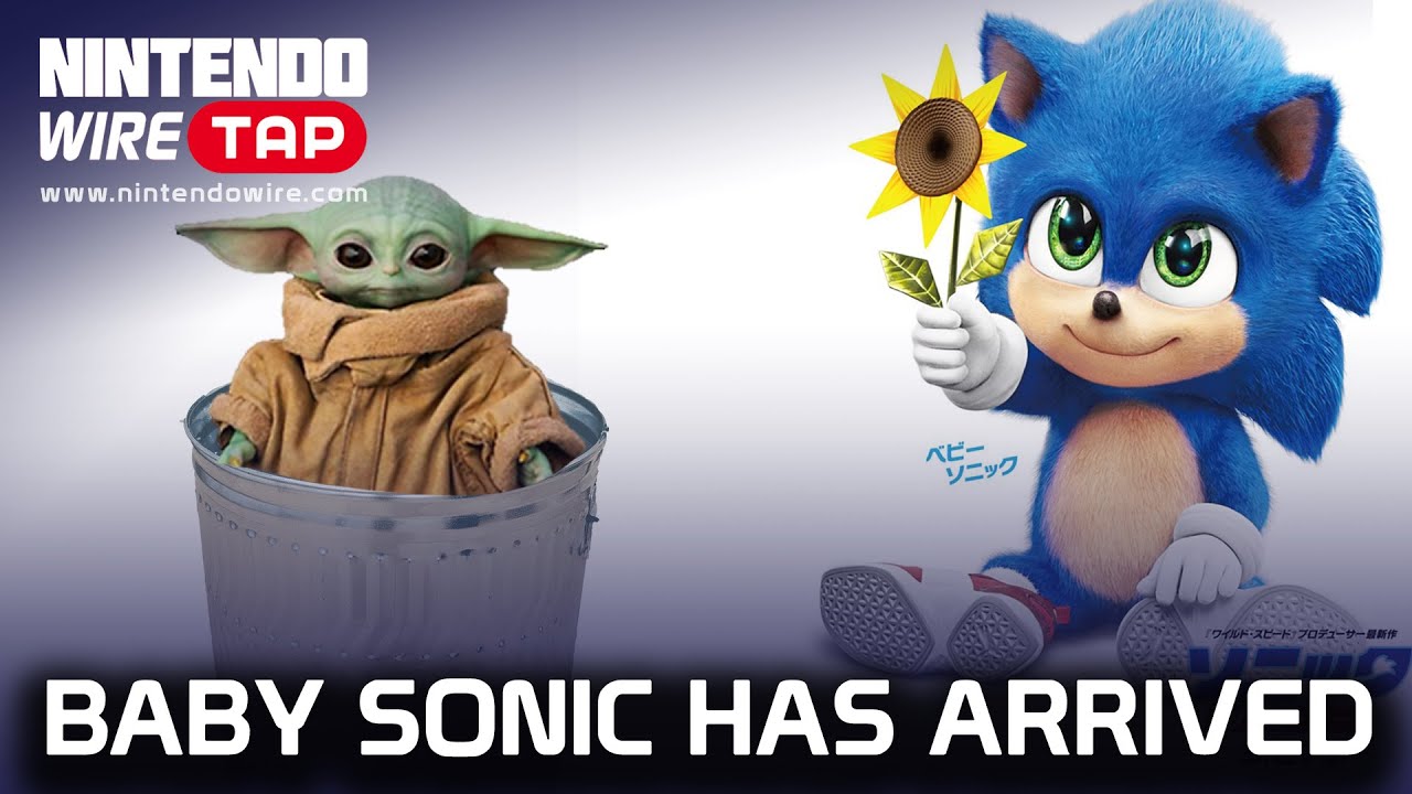 First Look at Baby Sonic from the Sonic Movie + Nintendo Tokyo Merch ...