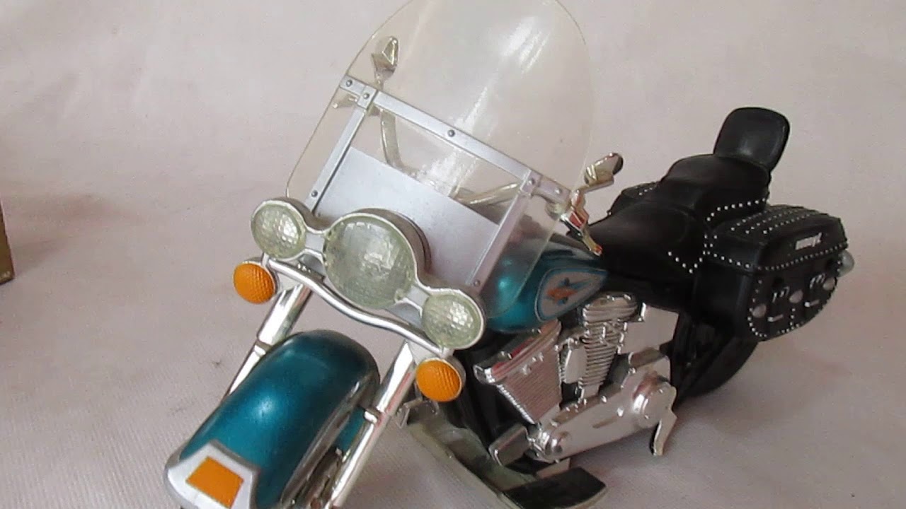 BUDDY L MOTOCICLETA HARLEY DAVIDSON 1996 FUNCIONANDO - YouTube