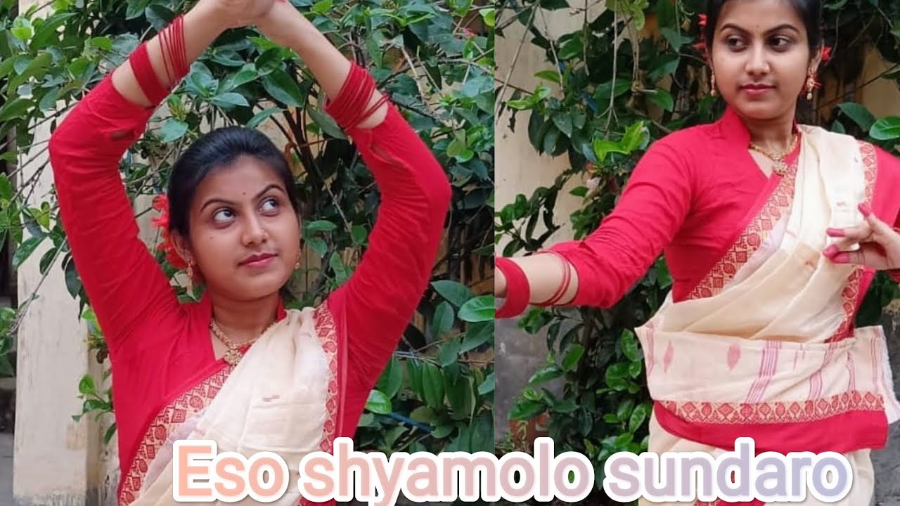 Eso shyamolo sundaro| Rabindra sangeet| Dance cover by Sneha ...