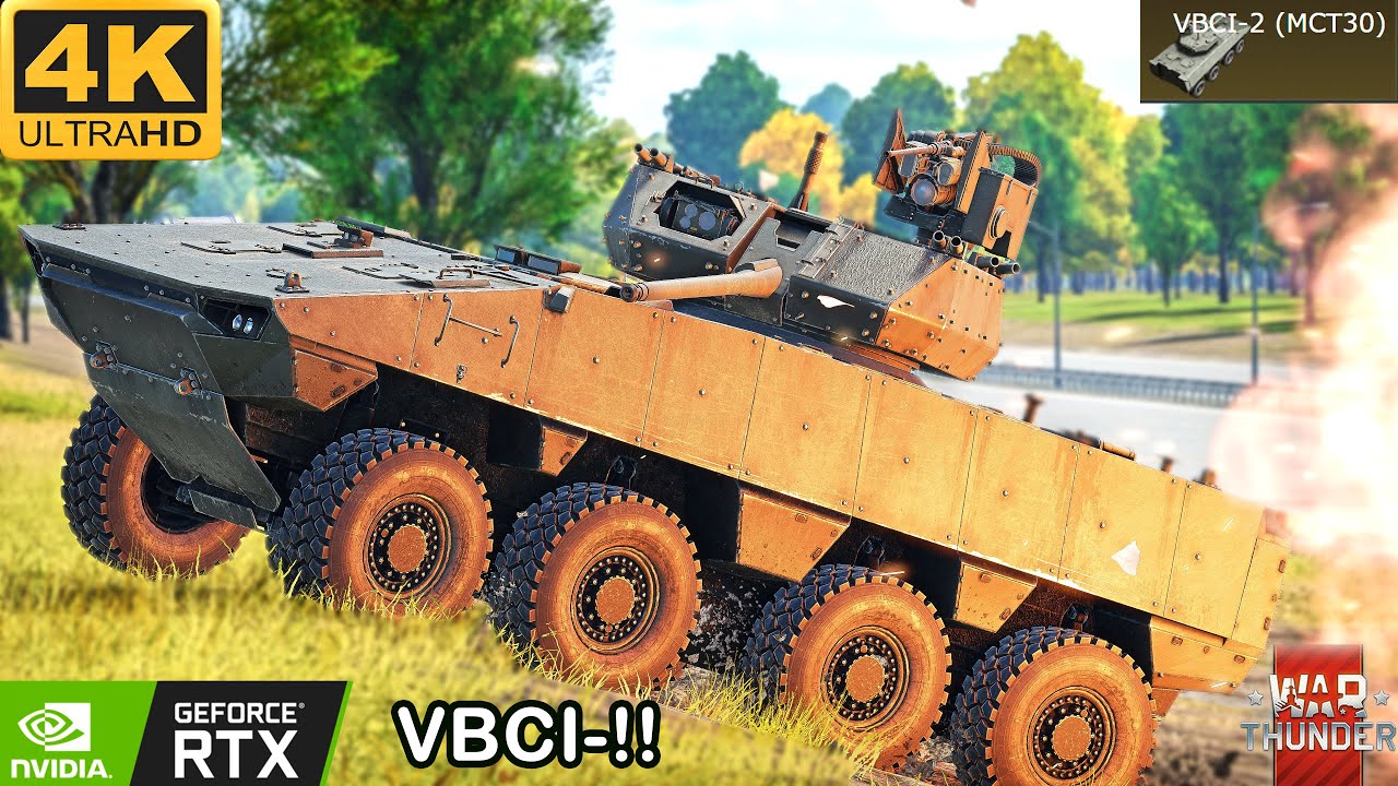 VBCI-2 (MCT30) War Thunder Gameplay 4K UHQ|VBCI-2 War Thunder (Perfect Flanker) On Wheels GRB ...