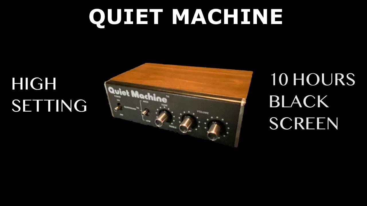 Vintage White Noise - Quiet Machine QuietSound - High Setting - 10 ...