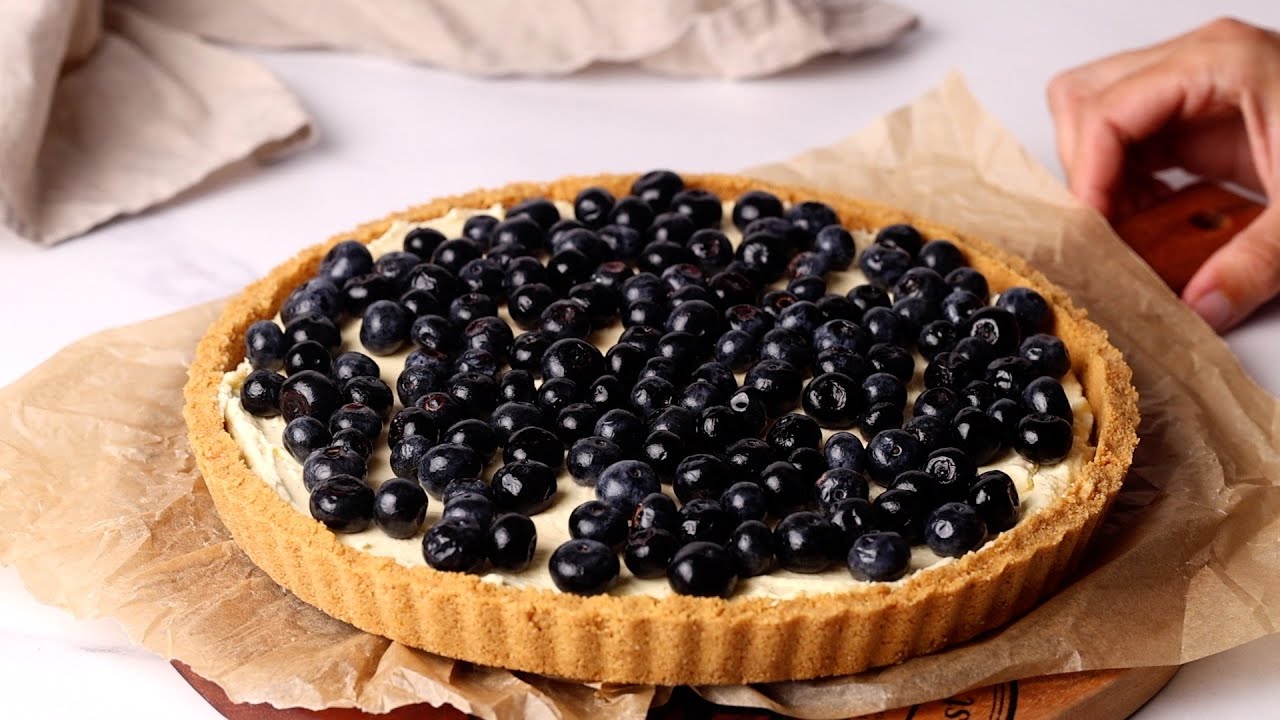 No-Bake Lemon Blueberry Torte - YouTube