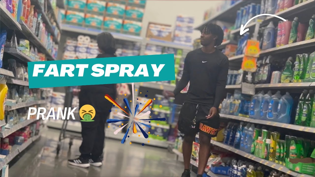Fart Spray Prank!!!! Hilarious Reaction!!!(In Public) - YouTube
