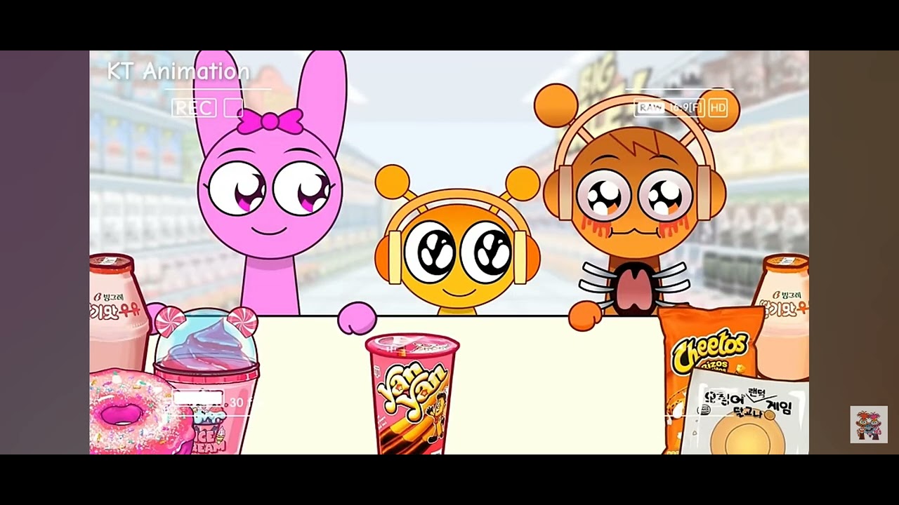 SPRUNKI eat food - YouTube