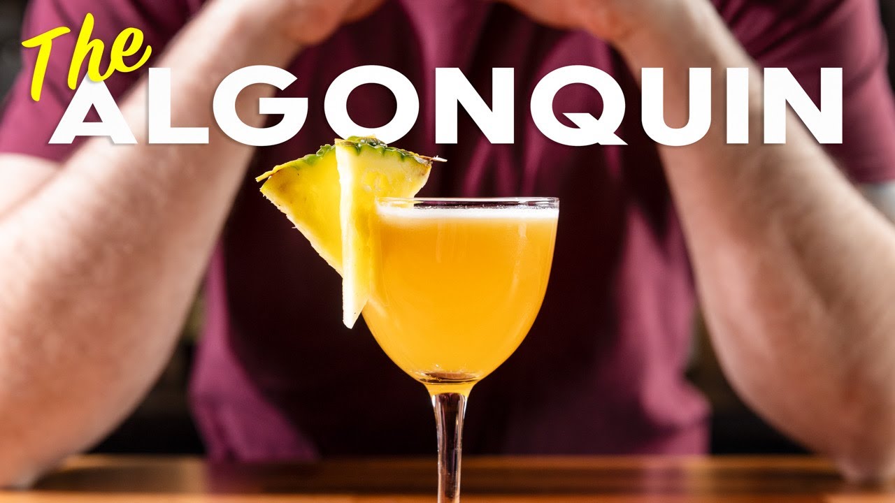 Bringing the Algonquin Cocktail Back to Life - YouTube