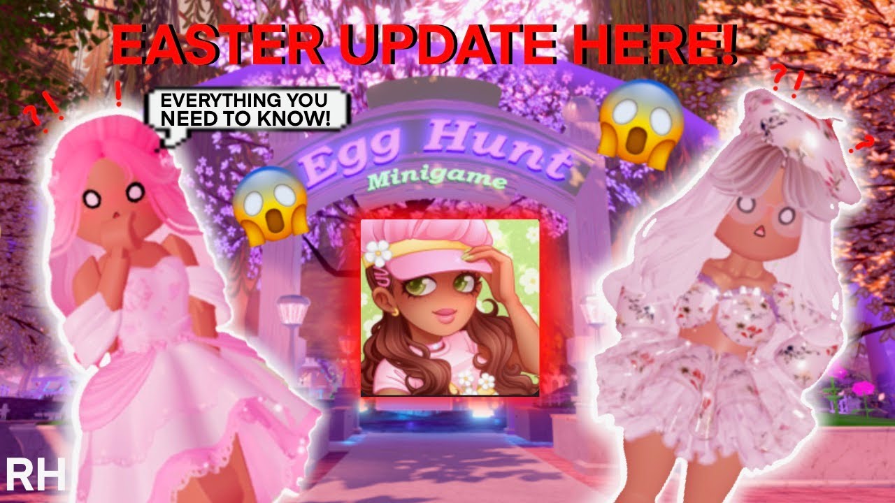 *SPRING/EASTER 2022 UPDATE Is HERE! 🖤🐰😱 Royale High 🏰 Update ROBLOX RH ...