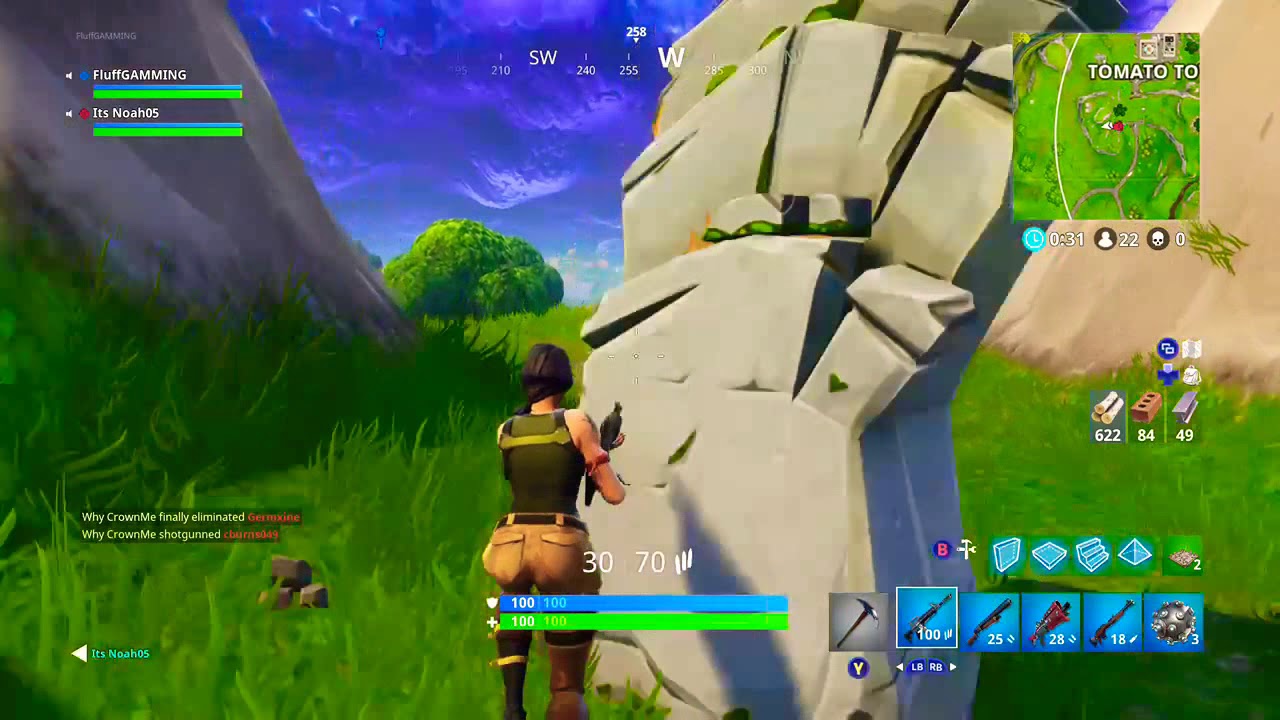 HUNTING RIFLE HEADSHOT! Fortnite Clips ep25 - YouTube