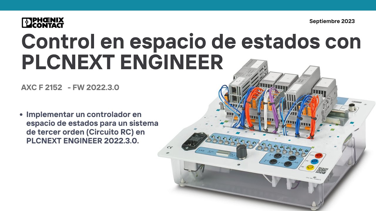 4 | Control en espacio de estados con PLCNEXT ENGINEER | AXC F 2152 ...