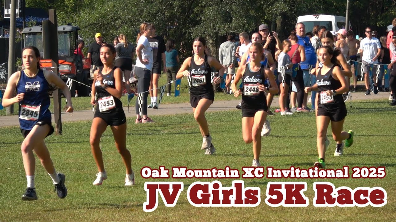 Oak Mountain Invitational XC 2025 JV Girls Cross Country 5K Race Start ...