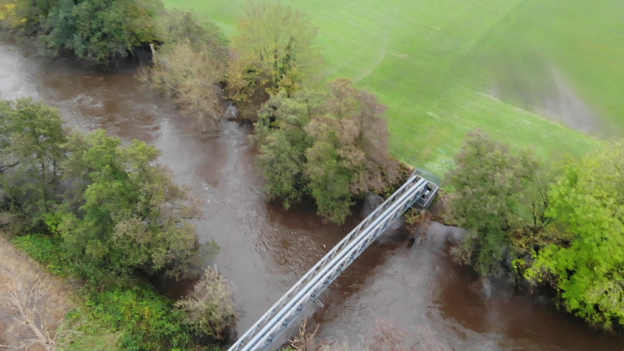 River Ecclesbourne Flow Duffield Flood November 2019 Part 2 - YouTube