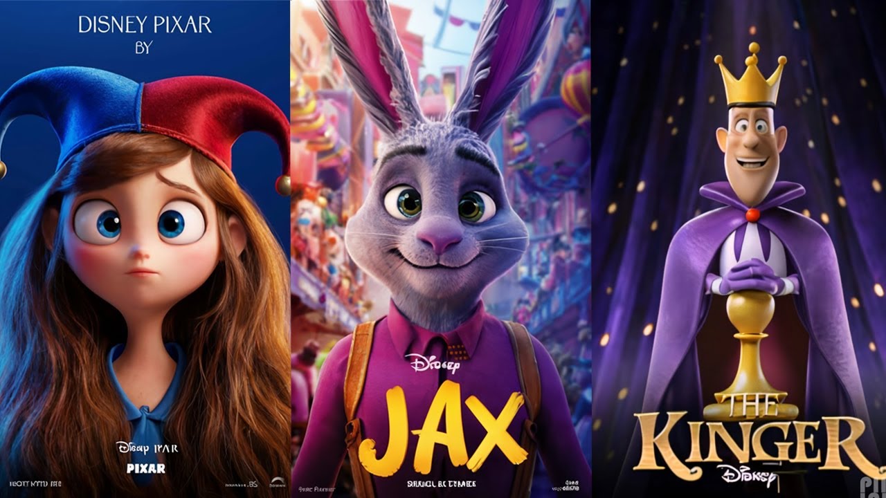 AI Pixar Movie Posters for The Amazing Digital Circus - Animated (ai ...