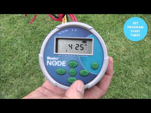 How To Design Hunter Irrigation System Node Drip Line Gardening