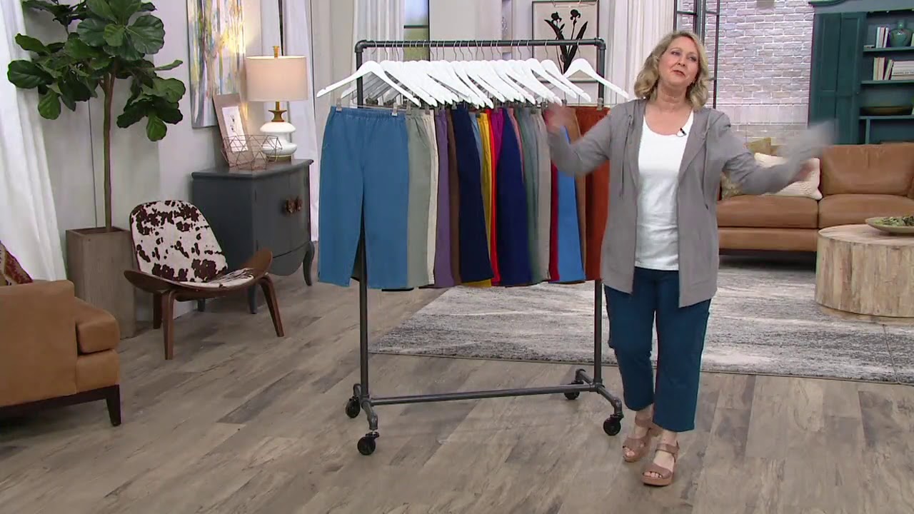 Denim & Co. Original Waist Stretch Capri Pants with Side Pockets on QVC ...