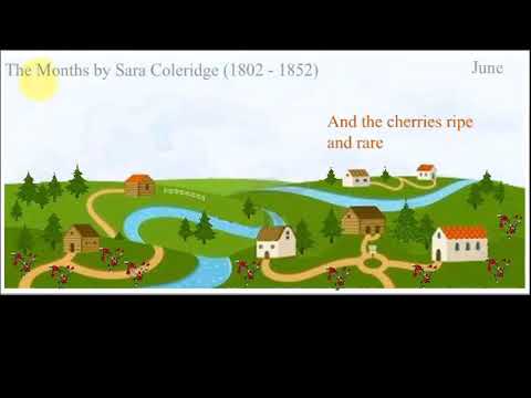 Sara Coleridge "The Months" poem - YouTube