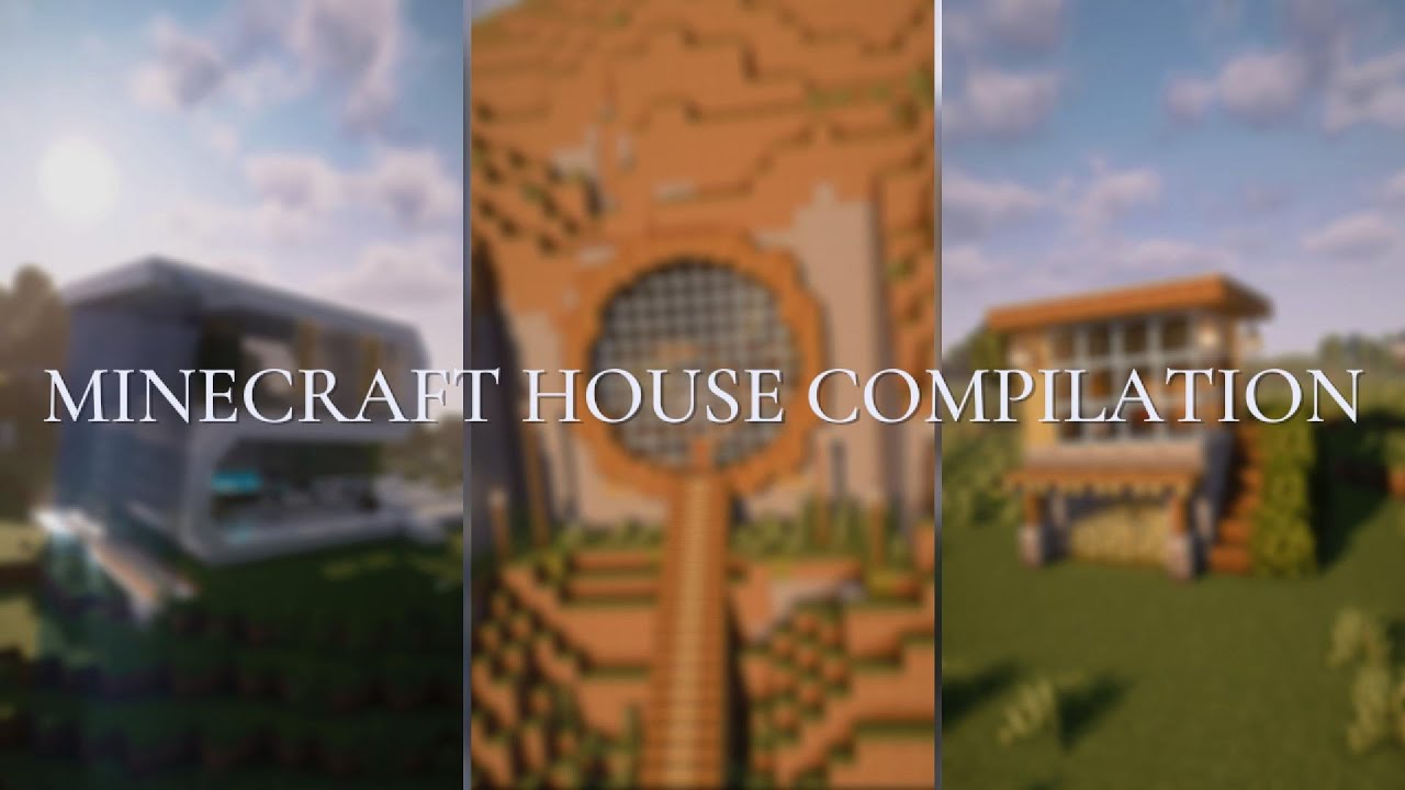 Minecraft: House Compilation - YouTube