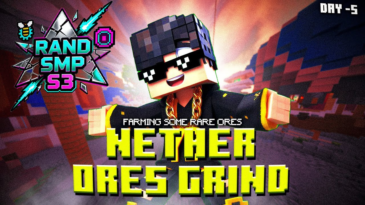 DAY- 05 | Nether Grind - Deep Dark LOOT - RAND SMP S3 #minecraft # ...