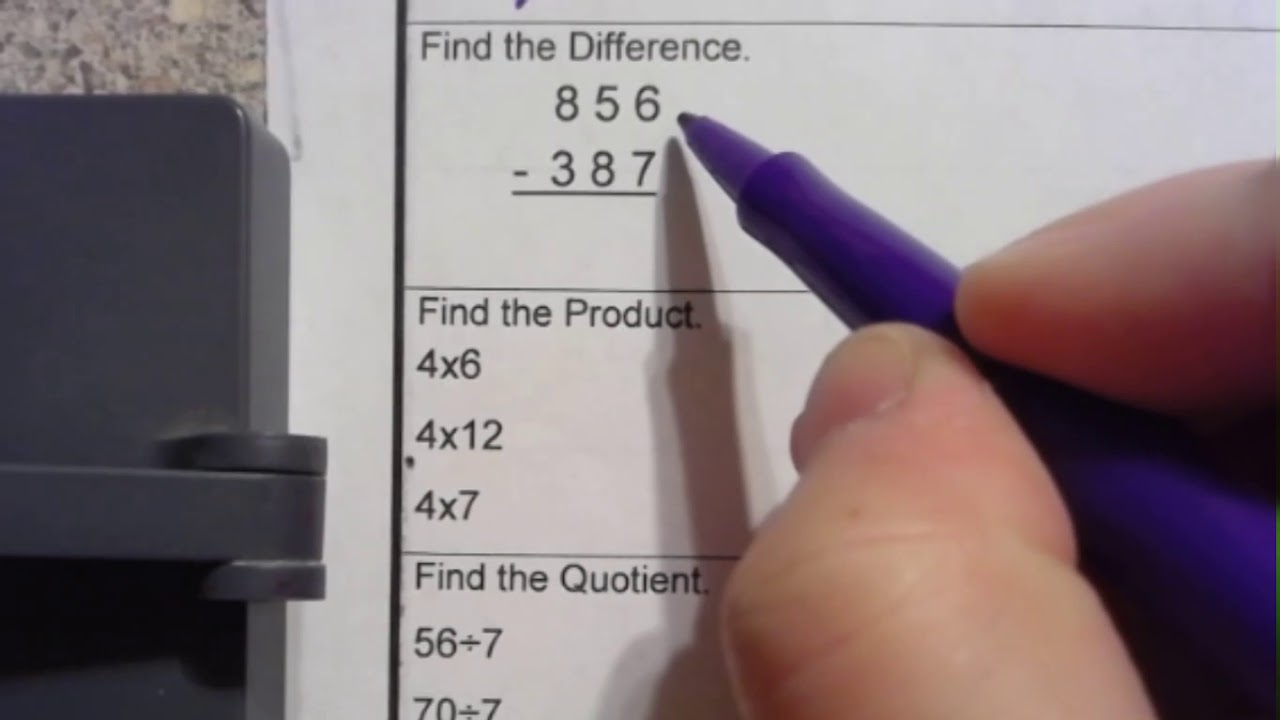 3rd Grade Daily Math Week 5 Monday - YouTube