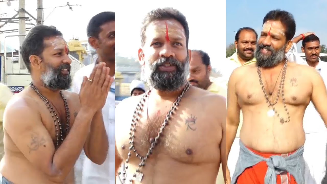 Choreographer and director Baba Baskar Visits Tirumala - @MAA_BoxOffice - YouTube