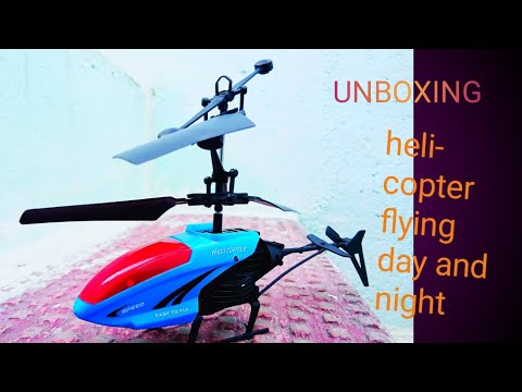 Exceed induction 2 in 1 helicopter flying day and night - YouTube