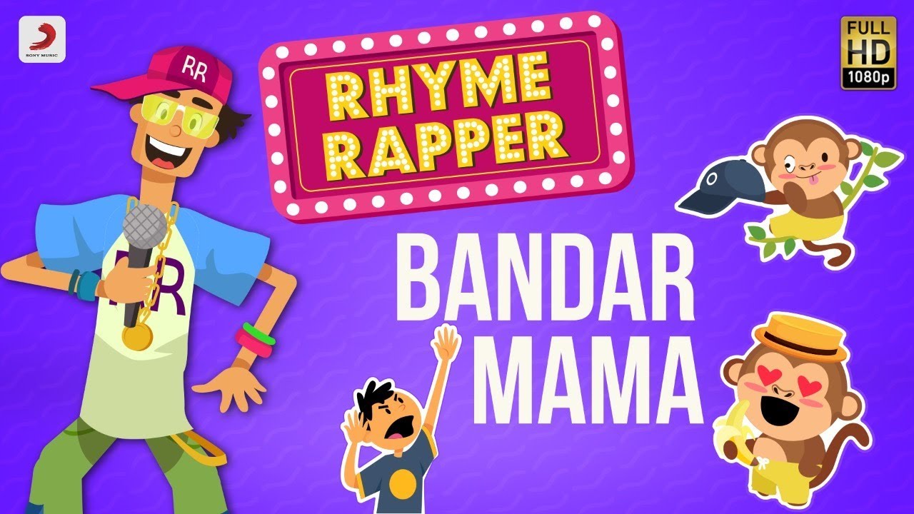 Rhyme Rapper | Hindi Songs For Kids | बन्दर मामा | Popular Rhymes - YouTube