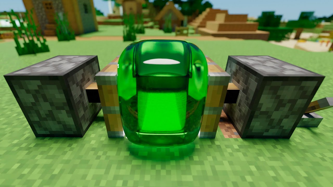 Realistic SLIME in minecraft #2 | RTX ON - YouTube