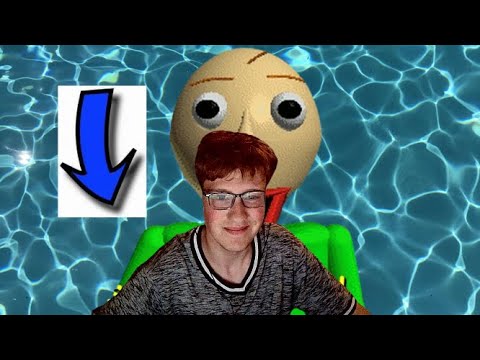 Baldi basics I filled His school with water and Good Baldi VS bad Baldi ...