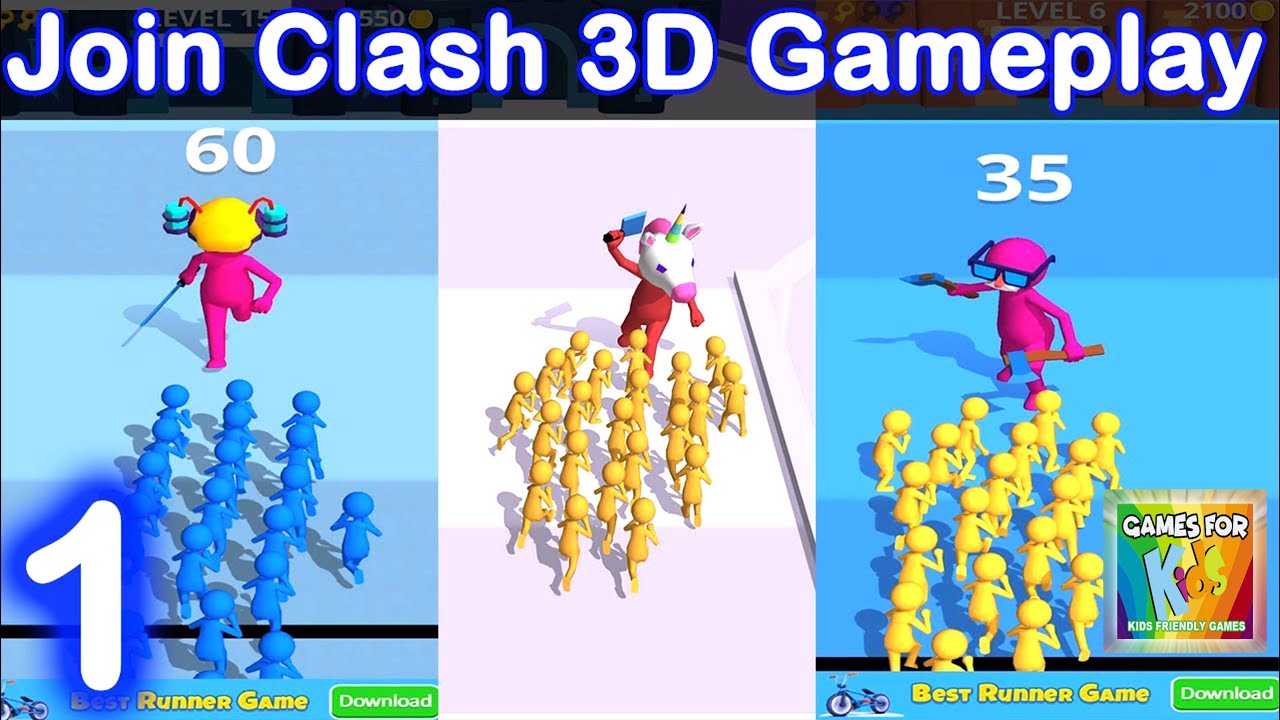 Join Clash 3D - Gameplay Walkthrough levels - YouTube