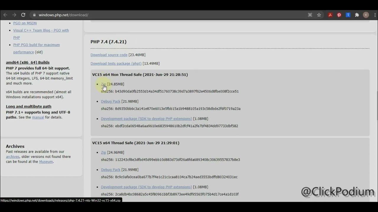 How to Install PHP on Apache Server - YouTube
